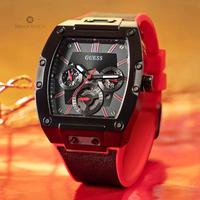 Promo Jam Tangan Pria Guess GW0202G7 Phoenix Chronograph Black Red ...