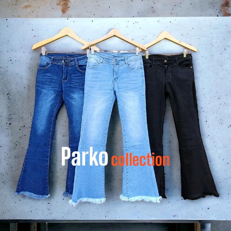 Celana Highwaist Cutbray Rawis Jeans Melar Panjang Light Street - Shop ...