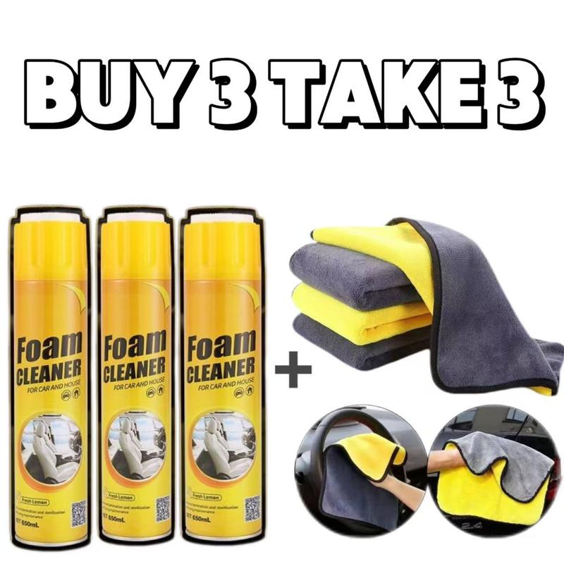 [BUY3TAKE3] Multifunctional foam cleaner spray 650ml spray t - TikTok ...