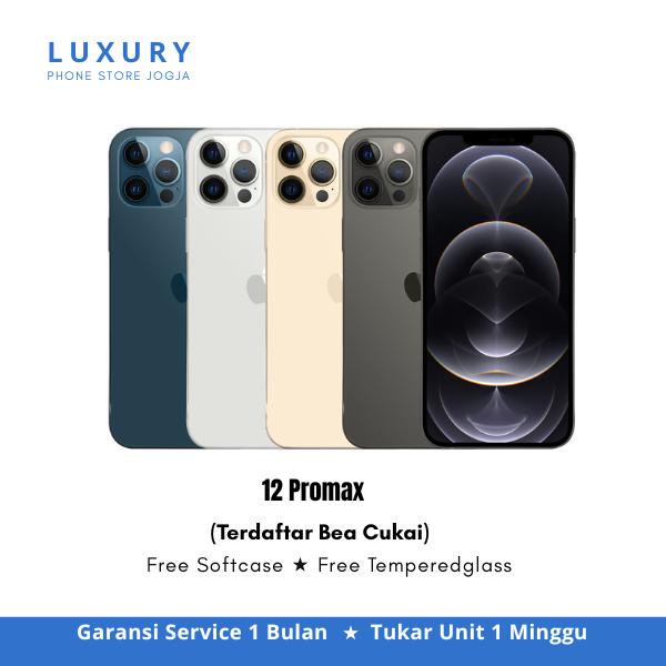 Apple iPhone 12 PROMAX 128/256/512 FREE Sofcase, Tempered Glass, Update ...