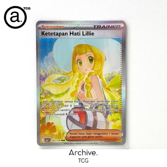 Jual Ketetapan Hati Lillie SAR (182/126) Pokemon Indonesia ~ Evolusi ...