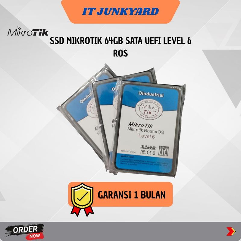 SSD MIKROTIK 64GB SATA UEFI LEVEL 6 ROS - Shop | Tokopedia