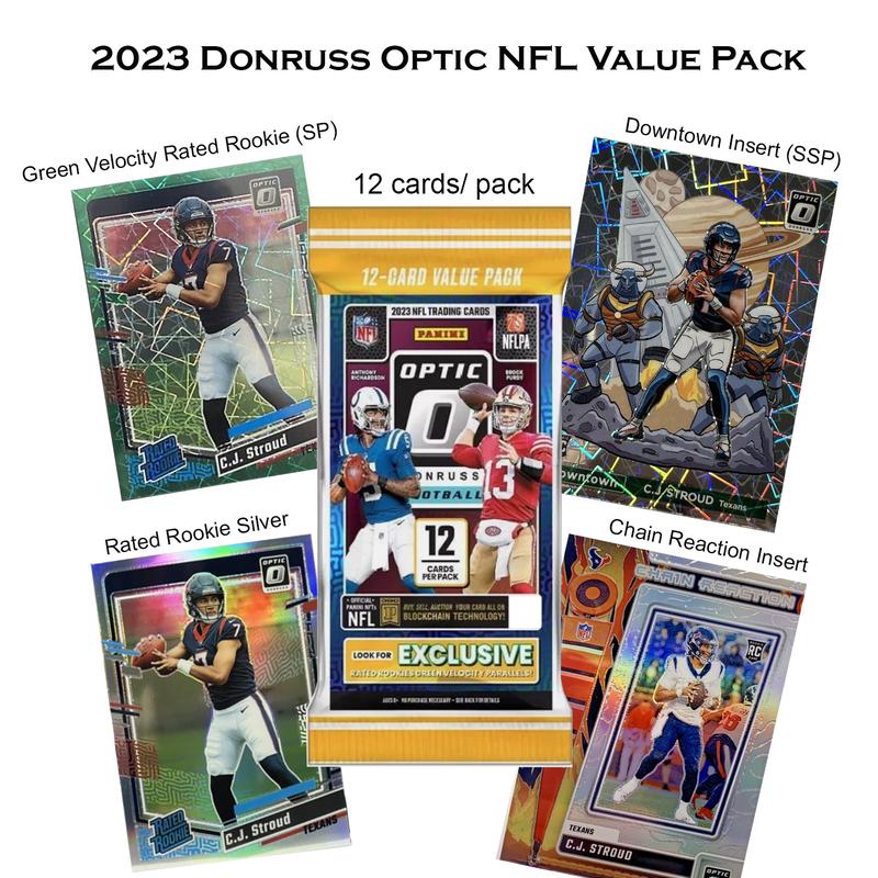 2023 Donruss Optic NFL Football Value Pack- Downtown Inserts - TikTok ...