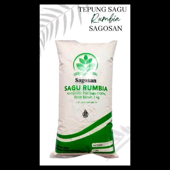 TEPUNG SAGU RUMBIA SAGOSAN 1KG RUMBIA SAGO ASLI BANGKA - Shop | Tokopedia
