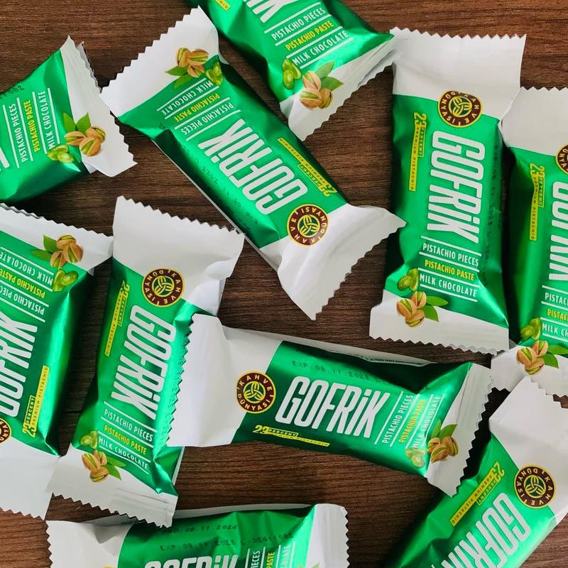 GOFRIK CHOCOLATE WITH PREMIUM PISTACHIO FILLINGS MINI SIZE I - TikTok ...