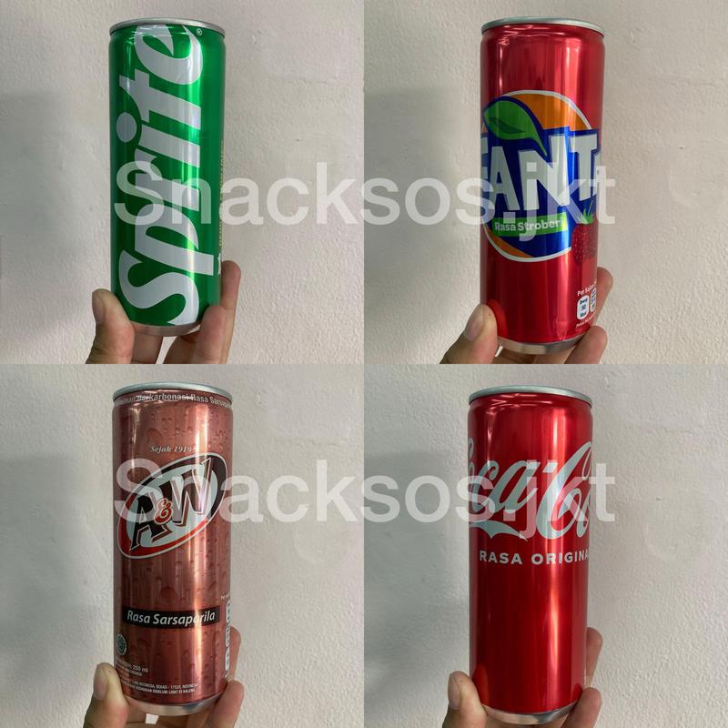 [1 KALENG] COCA COLA / FANTA / A&W SODA / SPRITE- MINUMAN SODA - Shop ...