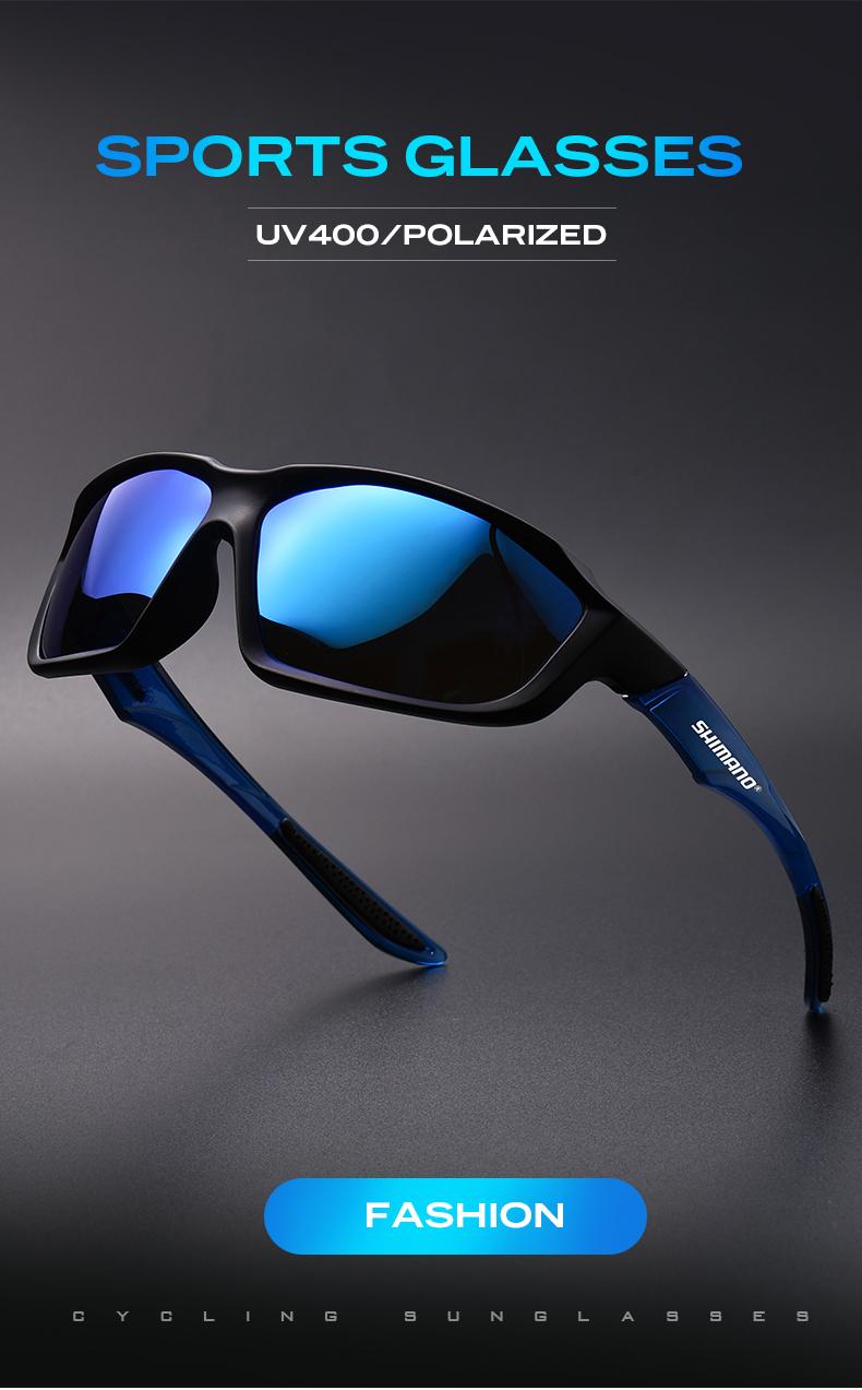 SHIMANO Polarized Fishing Glasses Men Driving Shades Outdoor Eyeglasses ...