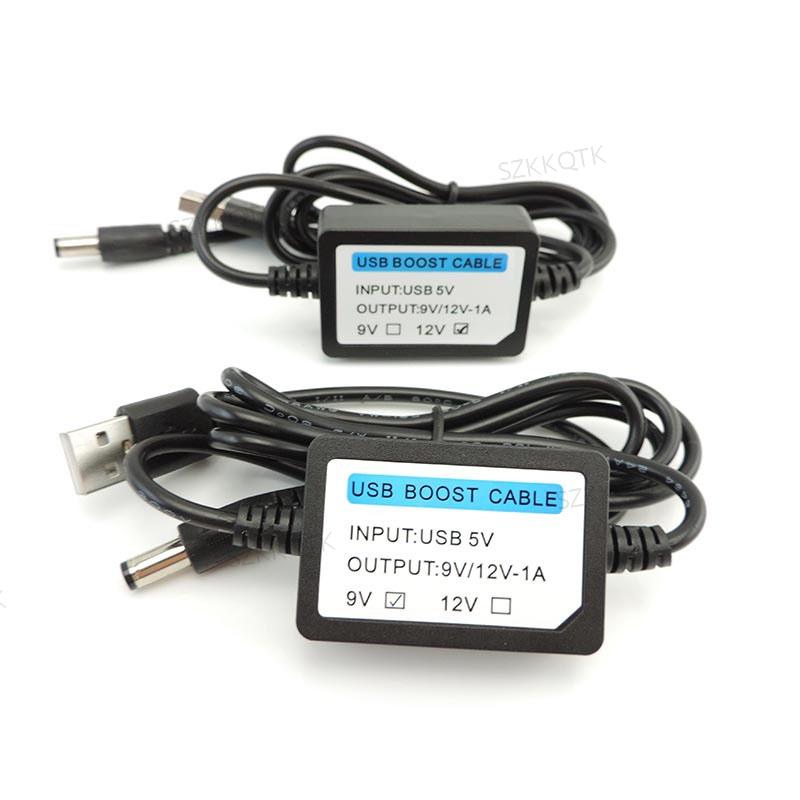 USB Charge Power Boost Cable DC 5V to 9V/12V 1A 5.5mm x2.5mm - TikTok ...