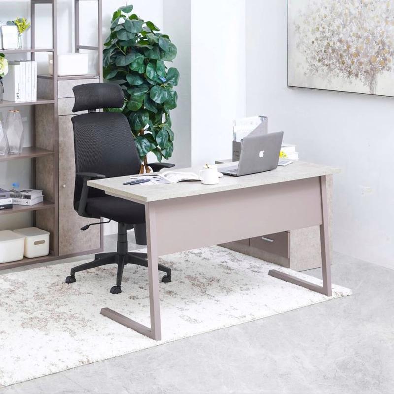 Informa Gemini Meja Kantor Concrete - Abu-abu - Shop | Tokopedia