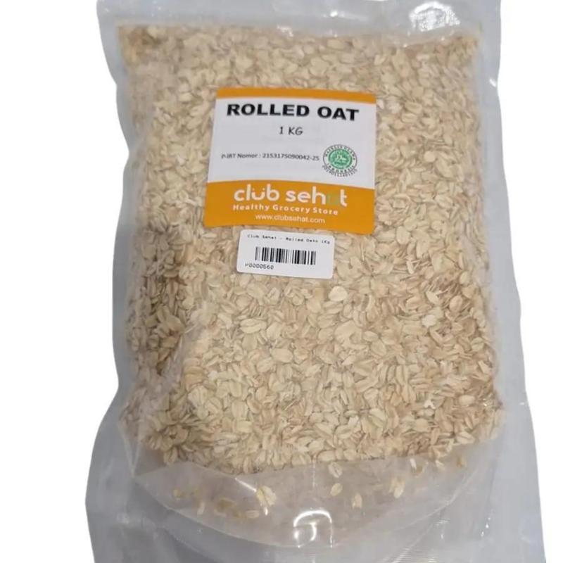 Club Sehat - Rolled oat 1Kg Terbuat dari Gandum Berkualitas Tinggi ...
