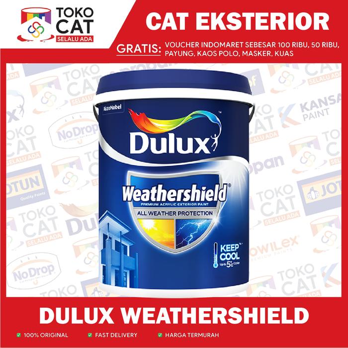 Jual Cat Tembok Dulux Weathershield Tinting ( Bisa Request Warna) 2,5 ...