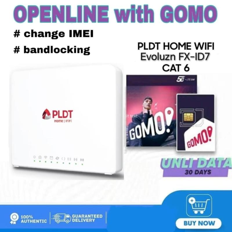 OPENLINE PLDT Prepaid wifi with GOMO SIMCARD - TikTok Shop Philippines