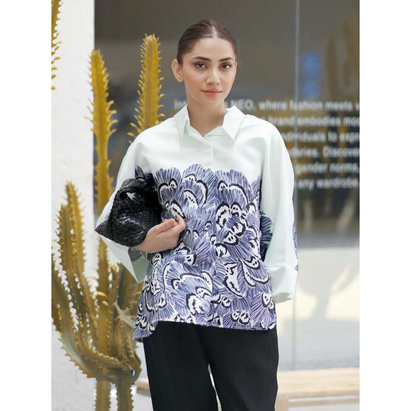 Eva Shirt - Leona In Blue By Zefiks - TikTok Shop Malaysia