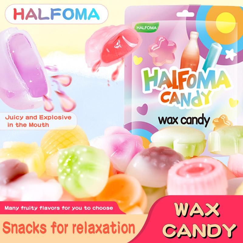 Wax Bottle Candy – HALFOMA, Colorful Fruit-Filled Candies – Chewy ...