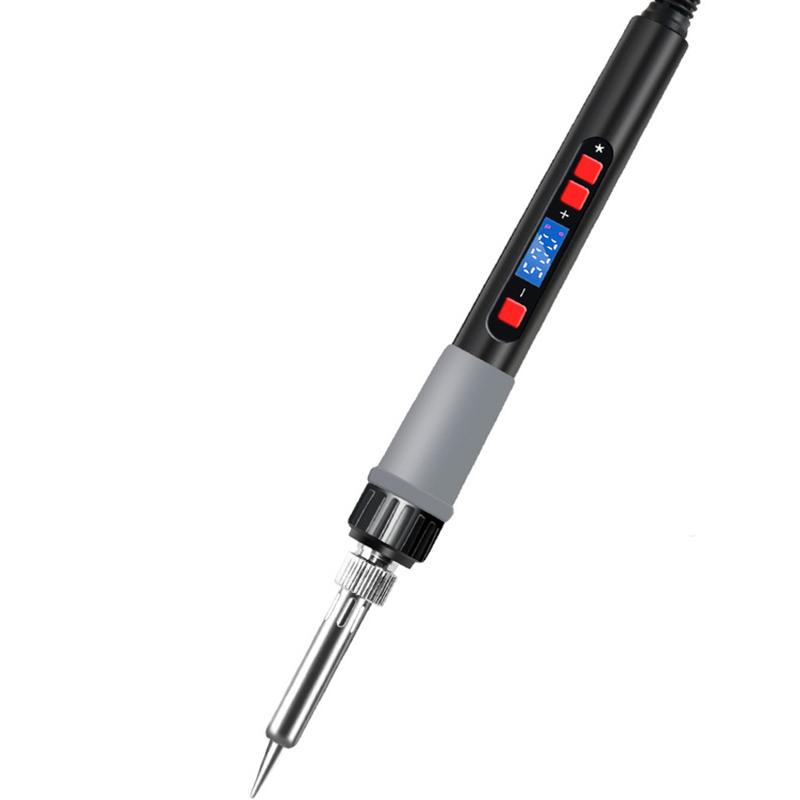 Soldering Iron 80W Dual Calibration Temperature LCD Digital Soldering ...