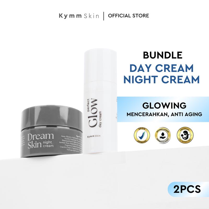 [2pcs] KYMM SKIN Day Cream & Night Cream | Perfect Glow Day Cream ...