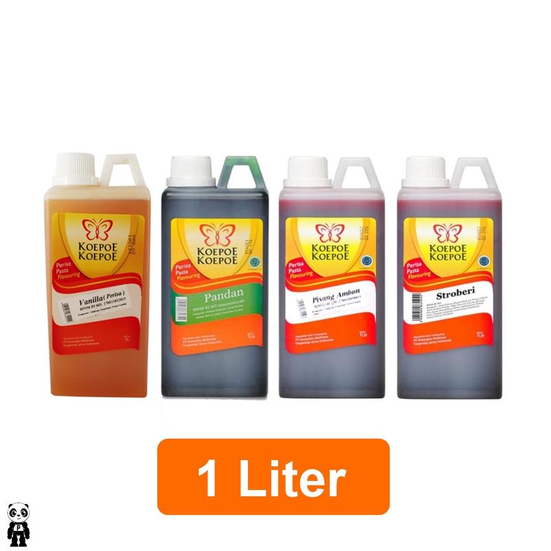Koepoe Koepoe Perisa Pasta 1 Liter Komplit Alpukat Pandan Vanila - Shop ...