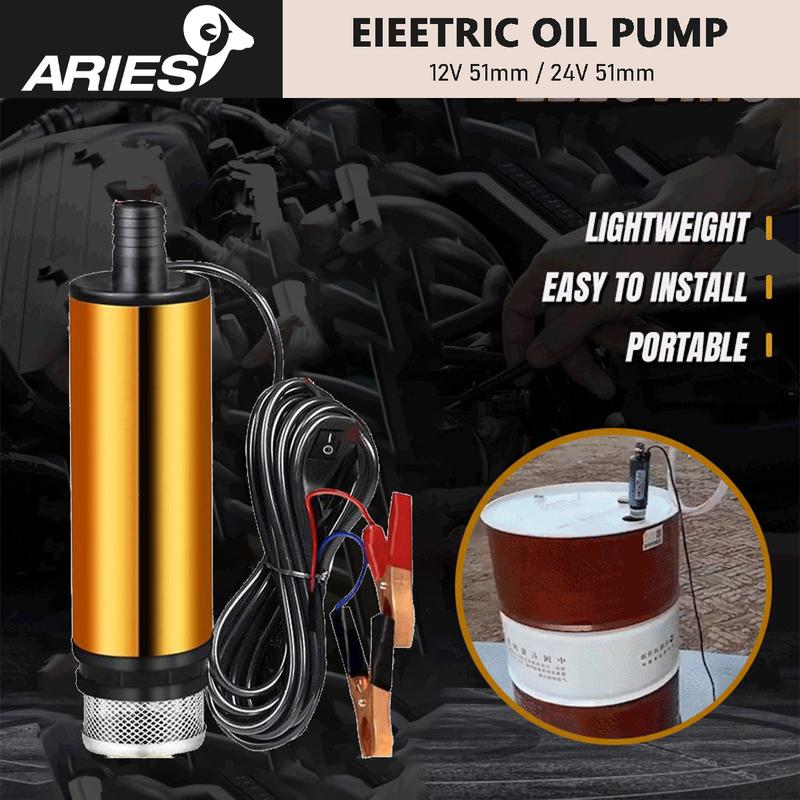 pam minyak 51mm pam minyak elektrik 12V/24V pump minyak hita - TikTok ...