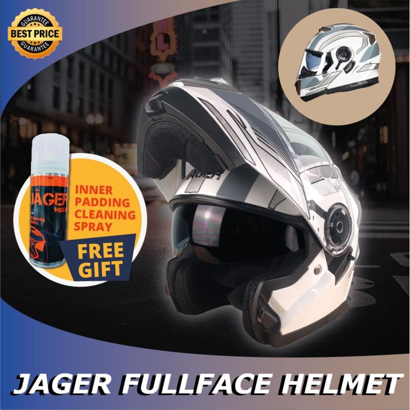 Motorcycle Helmet JAGER Motor Topi keledar motorcycle helmet - TikTok ...