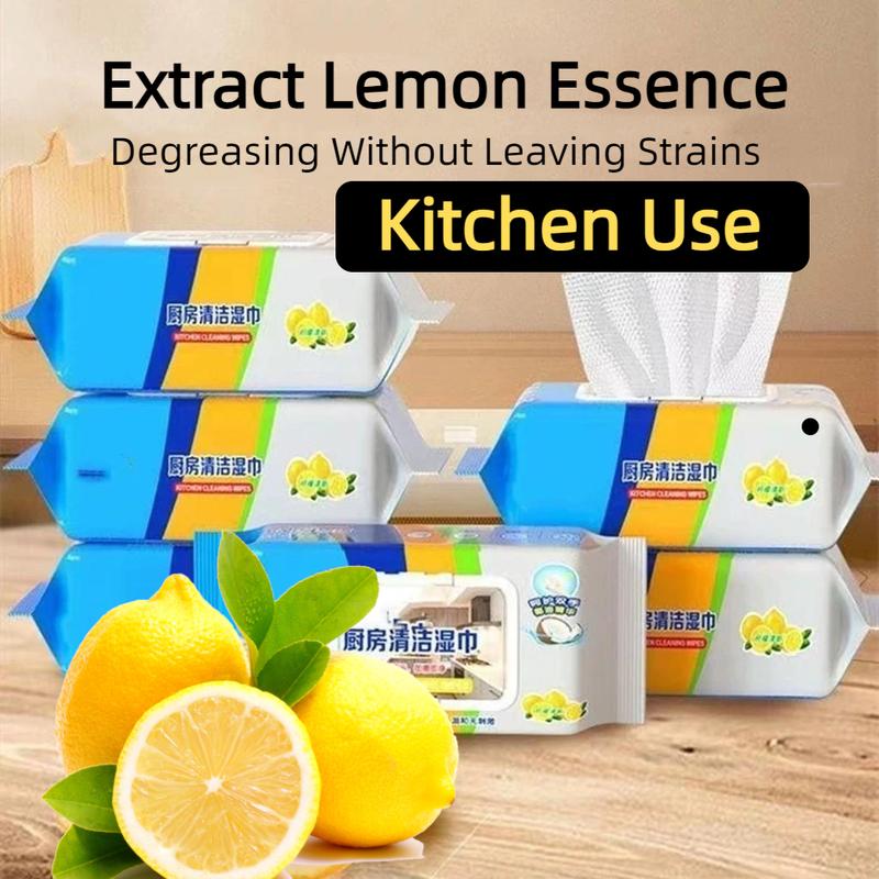 Lemon Kitchen Cleaning Tissue | Lemon Scent Heavy Duty Stain - TikTok ...