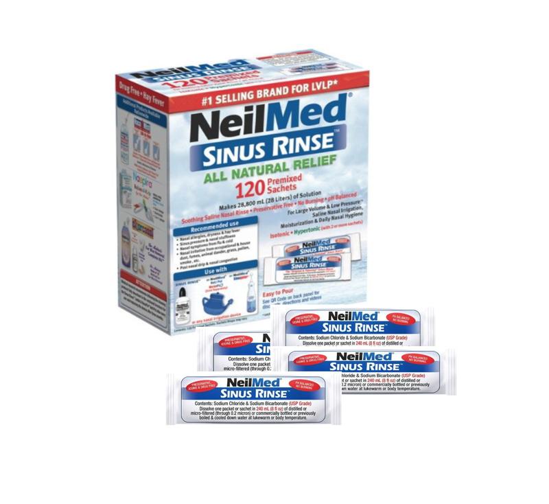 Neilmed Sinus Rinse Premixed Sachets (60 Sachets/120 Sachets) - TikTok ...