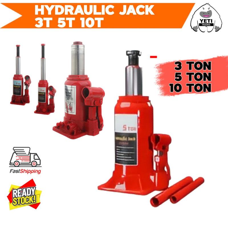 Hydraulic bottle jack 3t 5t 10t car jack lorry jack heavy duty - TikTok ...