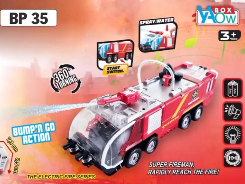 Mainan Anak Mobil Pemadam Kebakaran Bump n Go / Mobil Damkar Semprot ...