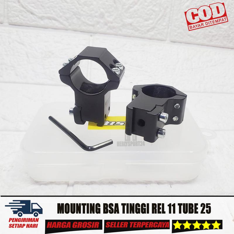 Monting BSA Monting Tinggi Rell 11 OD 25 Mounting Rel 11 Tub - Shop ...