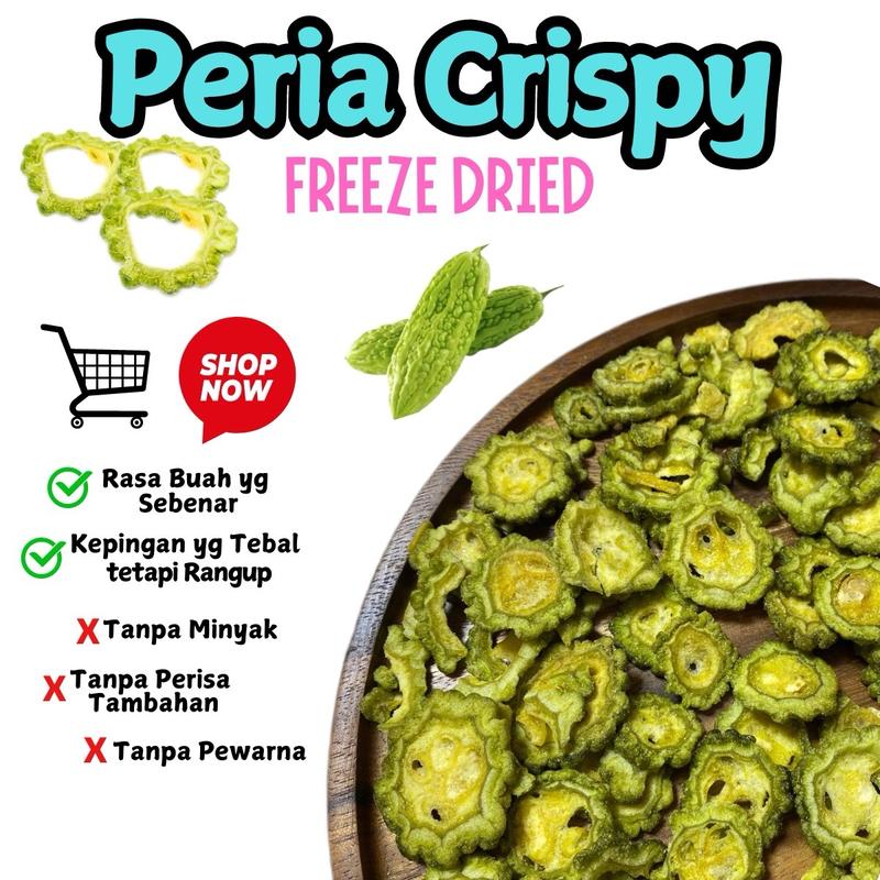 200g Peria Crispy Sedap Tak Pahit - TikTok Shop Malaysia