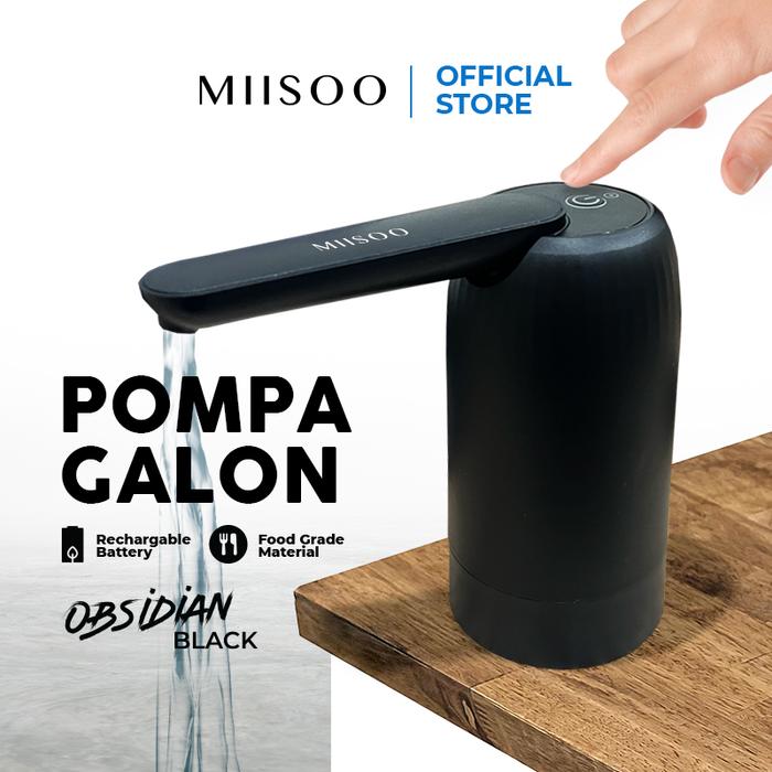Promo MIISOO Pompa Obsidian Black/Pompa Air All Black/Pompa Galon ...