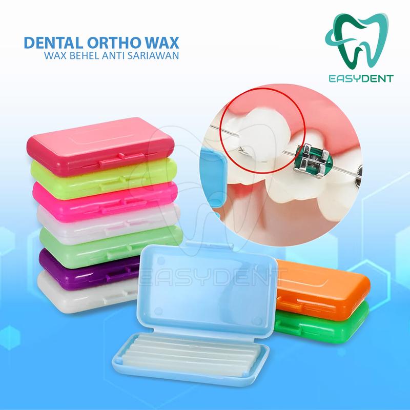 Dental Ortho Wax Behel Tooth Braces Gum Irritation Anti Sariawan - Shop ...