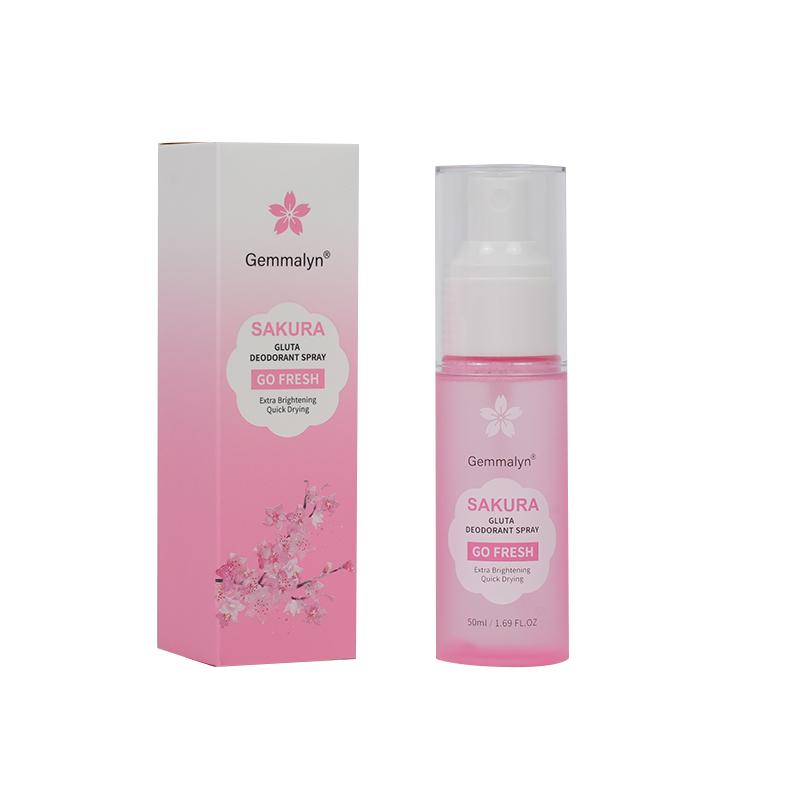 Gemmalyn Sakura Gluta Deodorant Spray Antiperspirant Spray Armpits ...