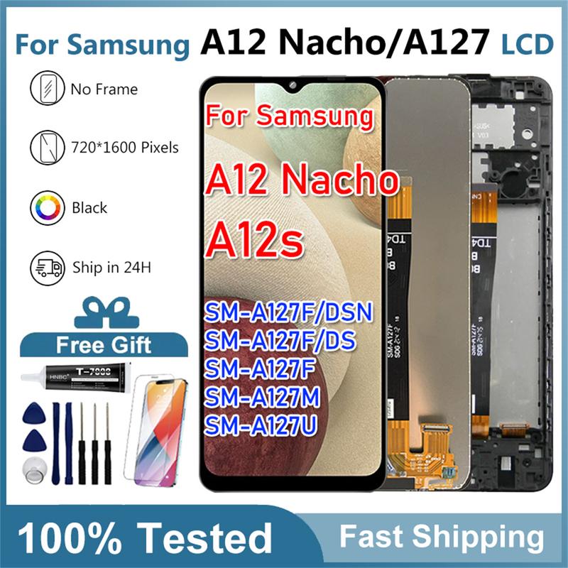 6.5 inch Compatible With For Samsung Galaxy A12 Nacho, A12s Lcd SM ...