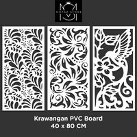 Jual Ornamen PVC Foam Board Ukuran 40x80 CM Motif Minimalis ...
