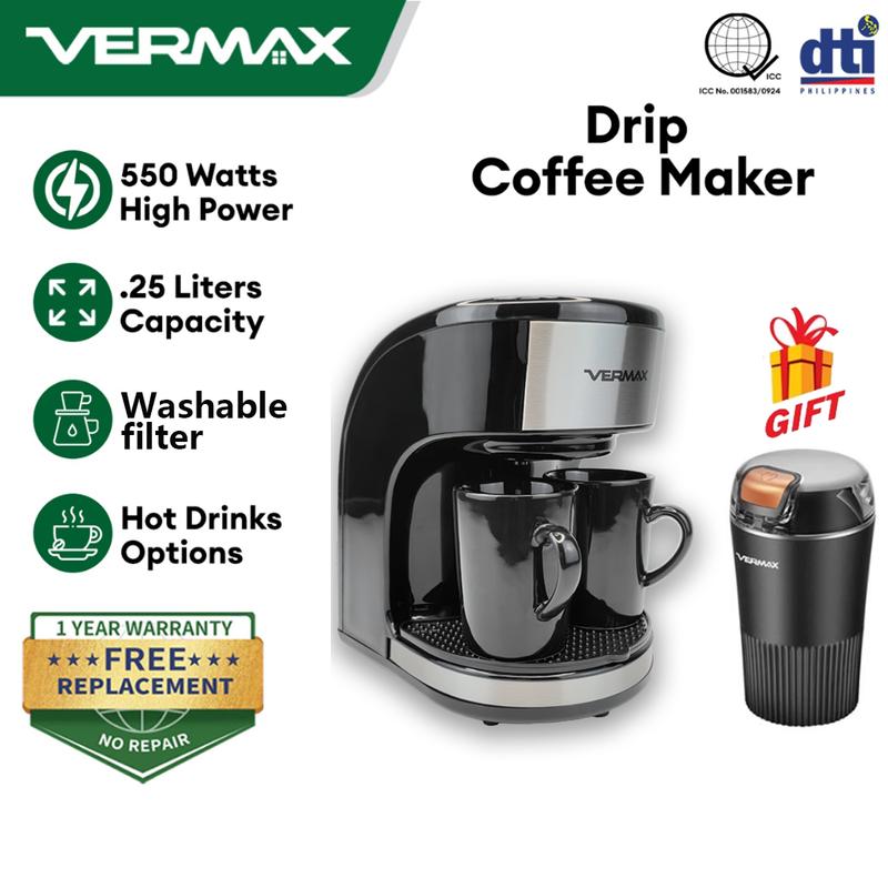 Vermax Potable Drip Coffee Maker Drip Multi-Function Coffee Machine ...