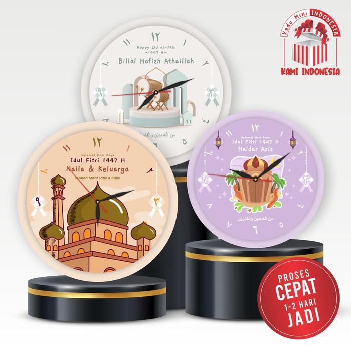 Promo HAMPERS LEBARAN JAM MEJA SOUVENIR IDUL FITRI - GREEN MOSQUE ...