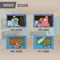 Jual STIKER POSTER SPONGEBOB SQUAREPANTS JUMBO 40X60CM - CPT JUMBO ...