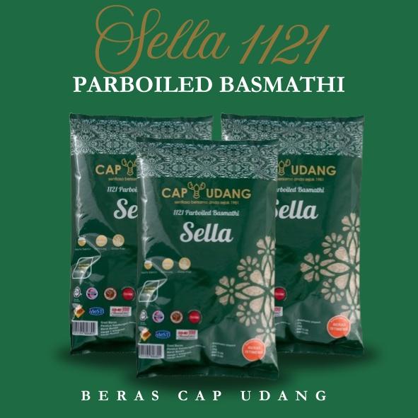 Beras Cap Udang Sella 1121 Parboiled Basmathi 1kg Rice - TikTok Shop ...