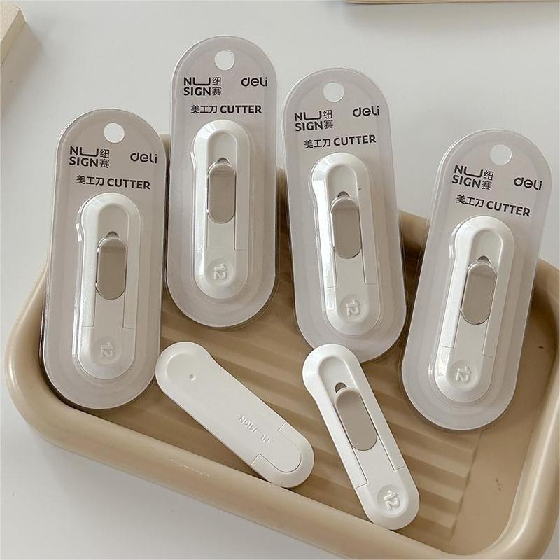 ENWEI Deli Mini Cutter Knife Parcel Art Cutter Stationary Office ...