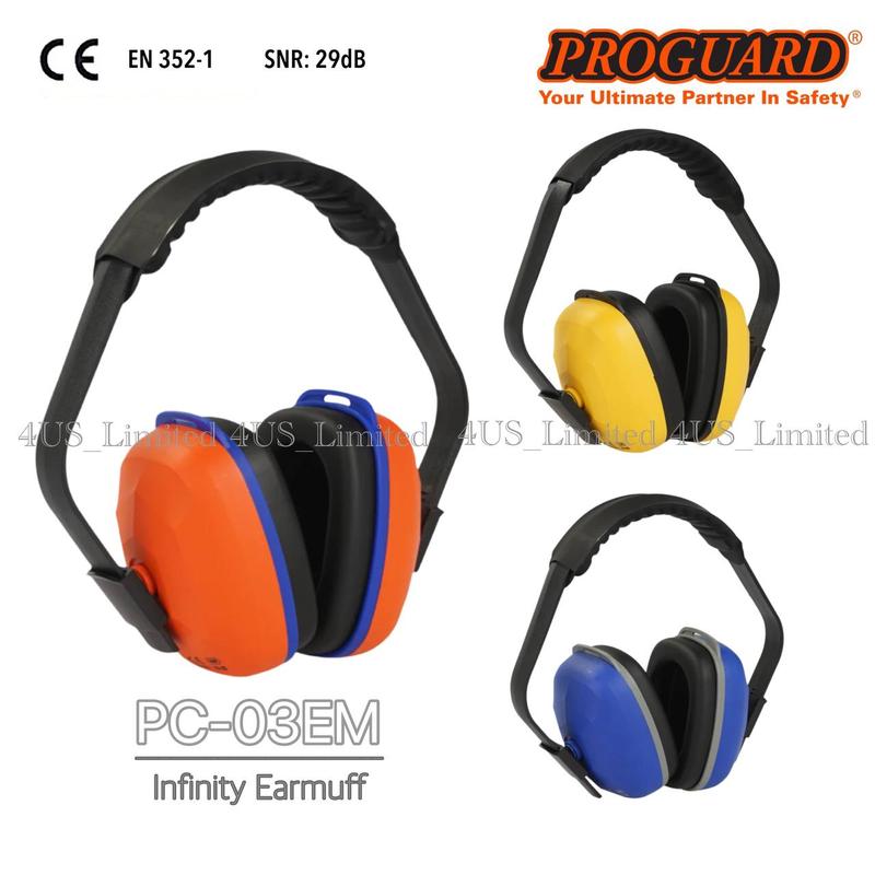 PROGUARD PC-03EM INFINITY EARMUFF Lightweight Adjustable Headband ...