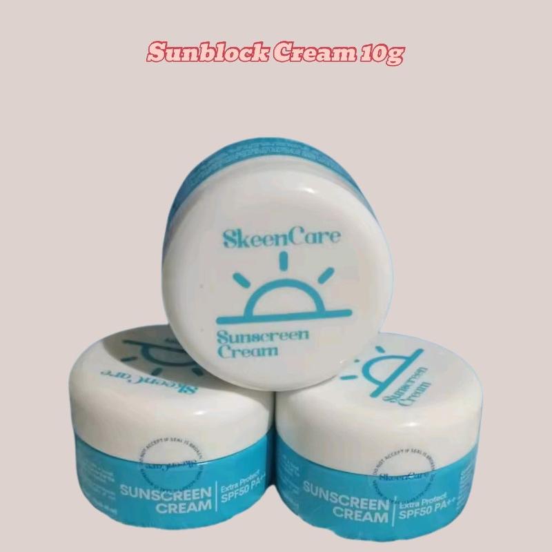 SkeenCare Sunscreen Cream 10g SPF50 PA+++ - Pack of 3, Hydrating ...