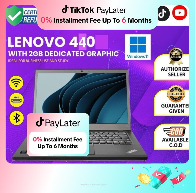 (REFURBISHED) LENOVO T440 ICORE 5 / WINDOWS LAPTOP KOMPUTER RIBA UTK ...