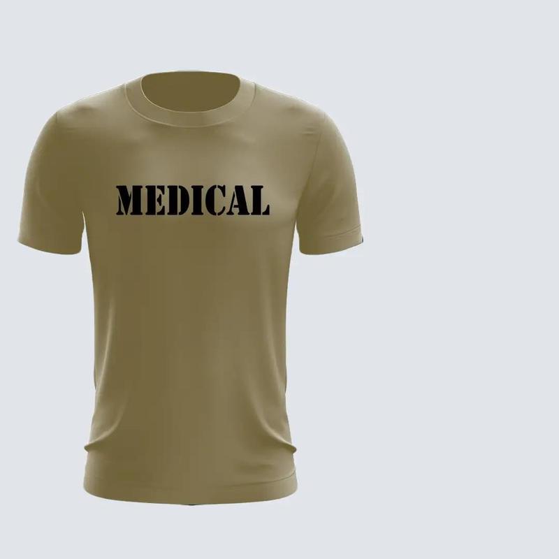 SM 009 Army Style T-Shirt Medical Team Material Microfiber Round ...