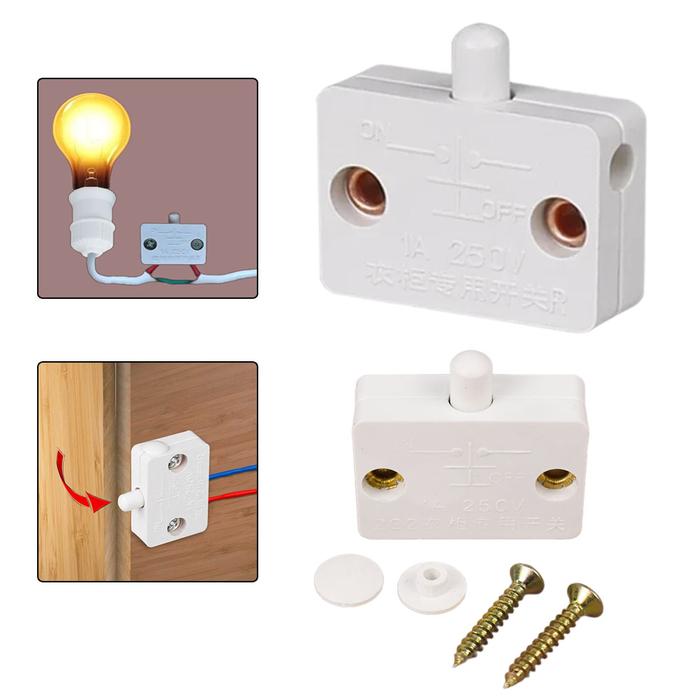 Jual Saklar Switch Lampu Lemari Pintu Swing Otomatis Nyala 220V 1A ...
