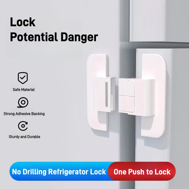 Refrigerator Door Closer, Fixing Clip, Drawer Automatic Lock - TikTok ...