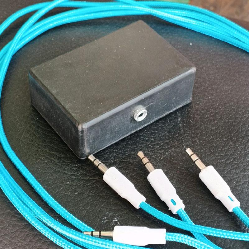 MODUL SPLITTER AUX JACK 3.5MM 1 INPUT 3 OUTPUT UNTUK BANYAK AMPLIFIER ...
