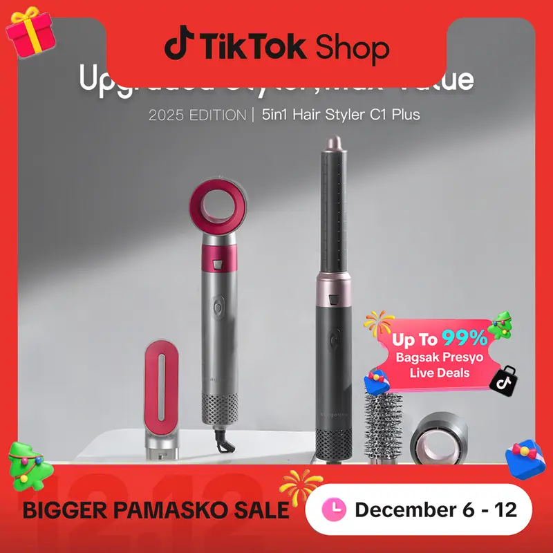 【Pink Edition】STAYOUNG 5-in-1 Hair Styler Pro, Golden Pink Special ...