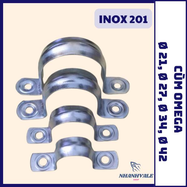 Đai ôm, bát, cùm ống nước, cùm omega inox 201 phi 21, phi 27 - TikTok ...