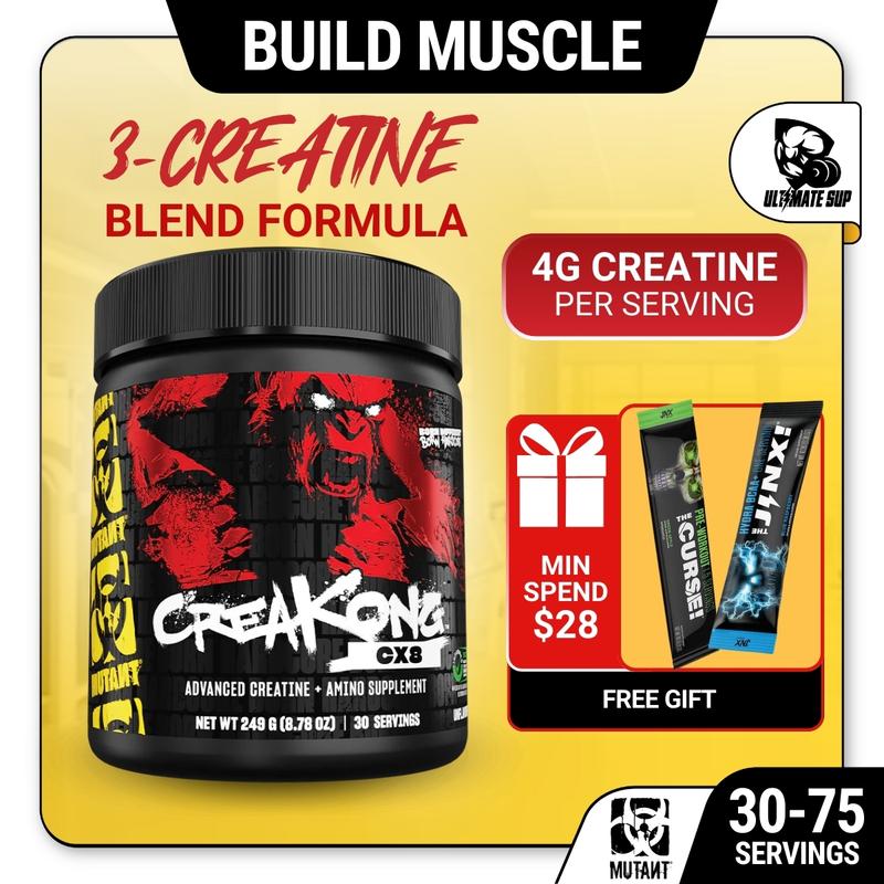 Mutant CREAKONG CX8, Creatine Monohydrate + Amino Acid Supplement ...