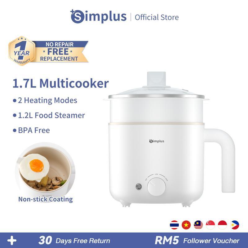 Simplus Multicooker with Steamer Electric Cooker Non-stick Coating ...